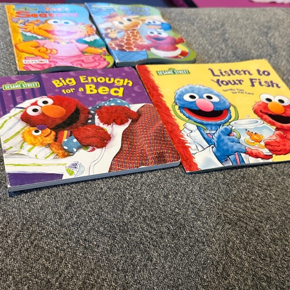 Sesame Street | Other | Sesame Street Elmo Board Books Set | Poshmark
